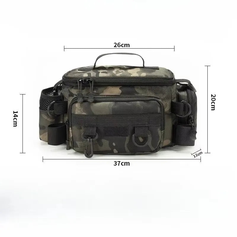 Multifunctional Fishing Backpack With Large Capacity Rod Storage Shoul ...