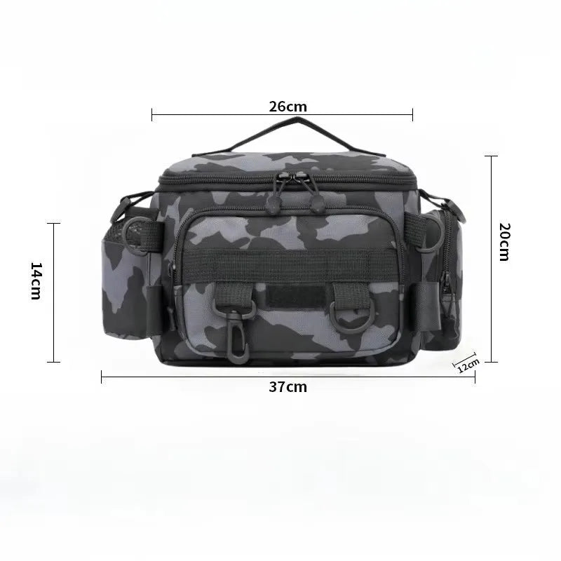 Multifunctional Fishing Backpack With Large Capacity Rod Storage Shoul ...